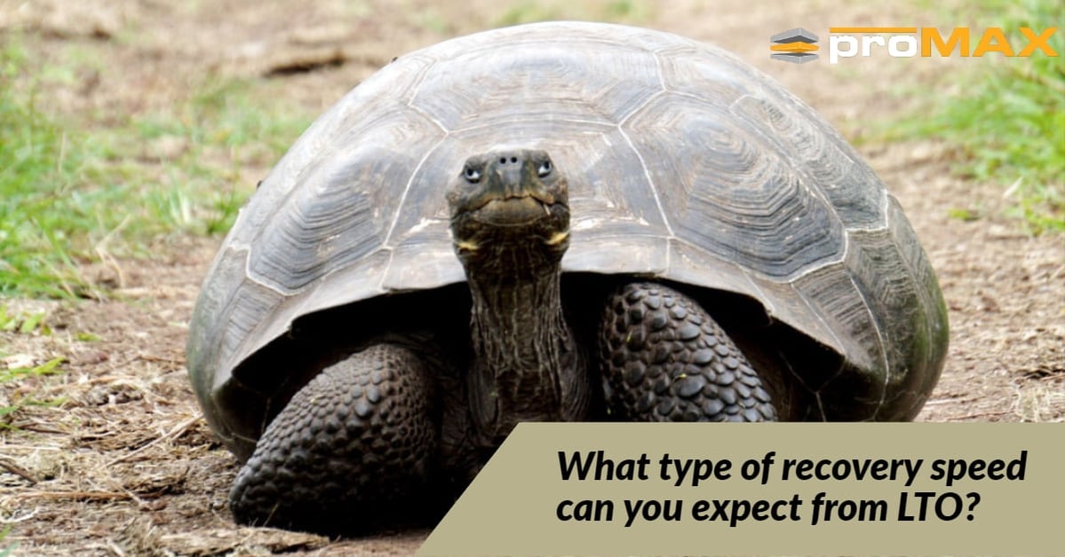 What should you expect for LTO recovery speed?