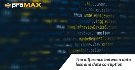 Difference of Data Loss & Data Corruption